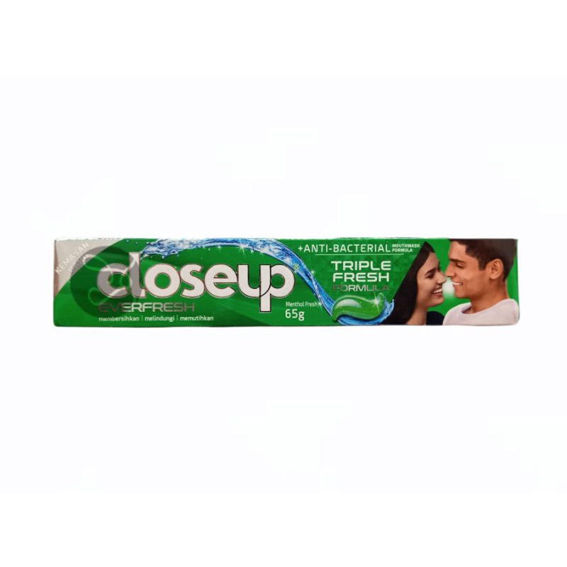 Jual Closeup Pasta Gigi Triple Fresh Menthol Antibacterial 65gr Close ...