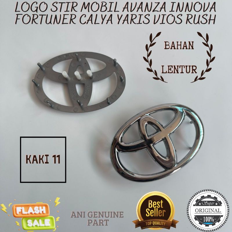 Jual Logo Stir Mobil Avanza Innova Fortuner Calya Yaris Vios Rush Kaki ...