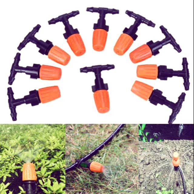 Jual SPRINKLER SPRINKEL SPRAY ORANGE FOGGER SIRAM KEBUN Micro drip ...