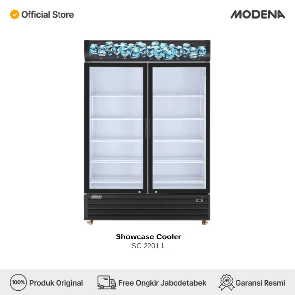 Jual MODENA Showcase Cooler - SC 2201 L | Shopee Indonesia