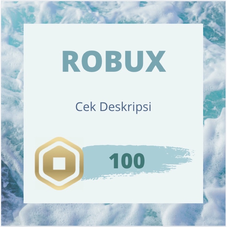 Jual Roblox - 100 ROBUX | Shopee Indonesia