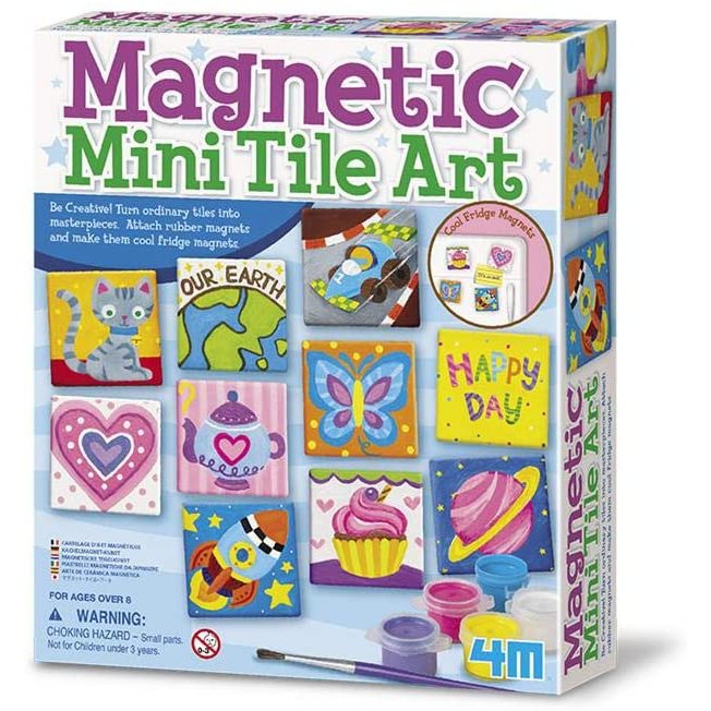 Jual 4M Magnetic Mini Tile Art - DIY Paint Arts & Crafts Magnet Kit for ...