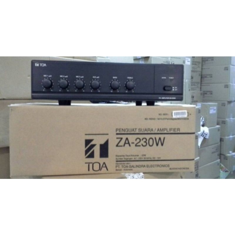 Jual PA TOA ZA-230W ZA230W ZA230 W ZA 230W Amply Amplifier (30W) 30 watt 30watt mixer ampli ...