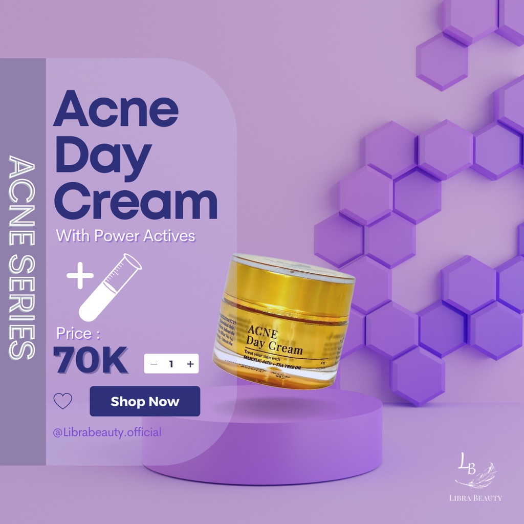 Jual LIBRA BEAUTY ACNE DAY CREAM CREAM SIANG SPF 15 SUNSCREEN SUNCARE ...