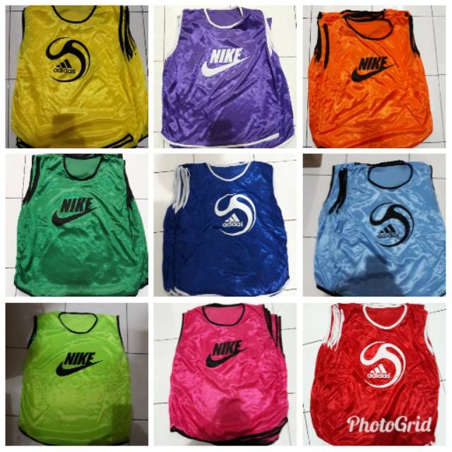 Jual Rompi latihan dewasa futsal dan sepak bola (isi 6pc) rompi bola ...