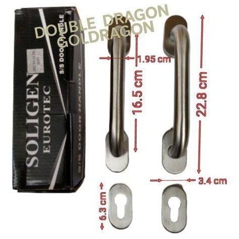 Jual Pull Handle Minimalis (Handle Garasi Oval) SOLIGEN | Shopee Indonesia