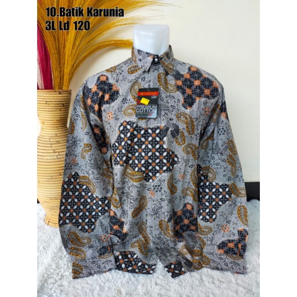 Jual BATIK KARUNIA LENGAN PANJANG FULLTAG | Shopee Indonesia