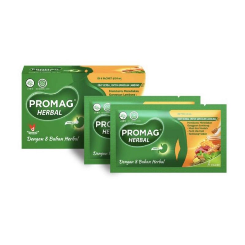 Jual PROMAG Herbal / PROMAG Gazero - obat sakit maag & kembung (1 box ...