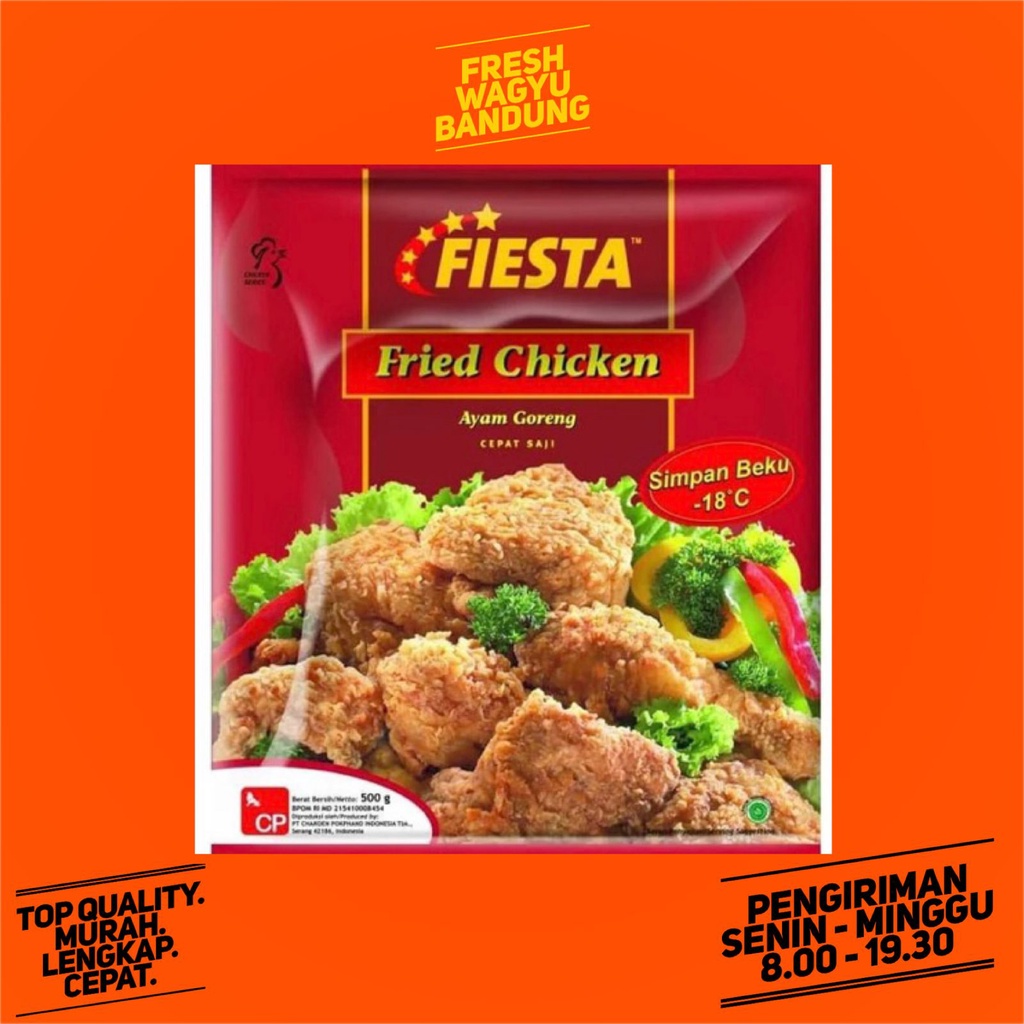 Jual FIESTA FRIED CHICKEN PREMIUM Ayam Goreng Tepung 500g | Shopee ...