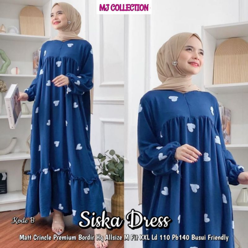 Jual SISKA DRES BY MJ COLLECTION | Shopee Indonesia