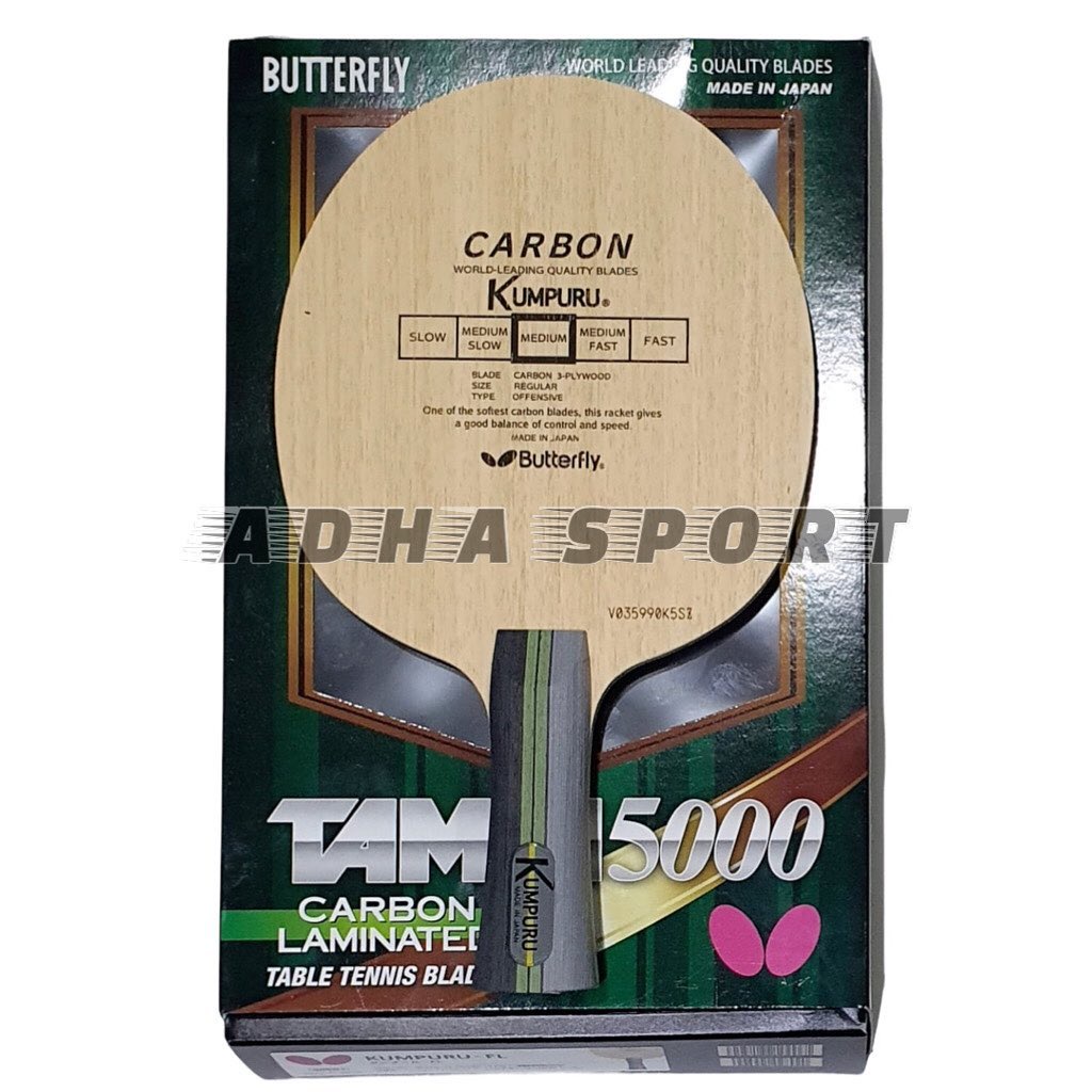 Jual ORIGINAL Butterfly KUMPURU FL Carbon Tamca - Kayu Bet Pingpong Bat Tenis Meja | Shopee ...