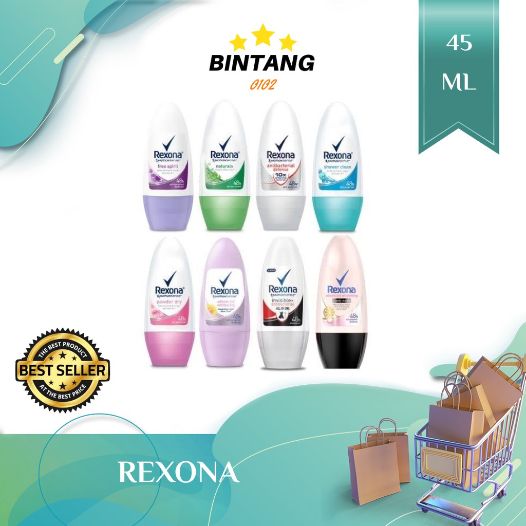 Jual Rexona Roll On Deodoran Wanita all varian | Shopee Indonesia