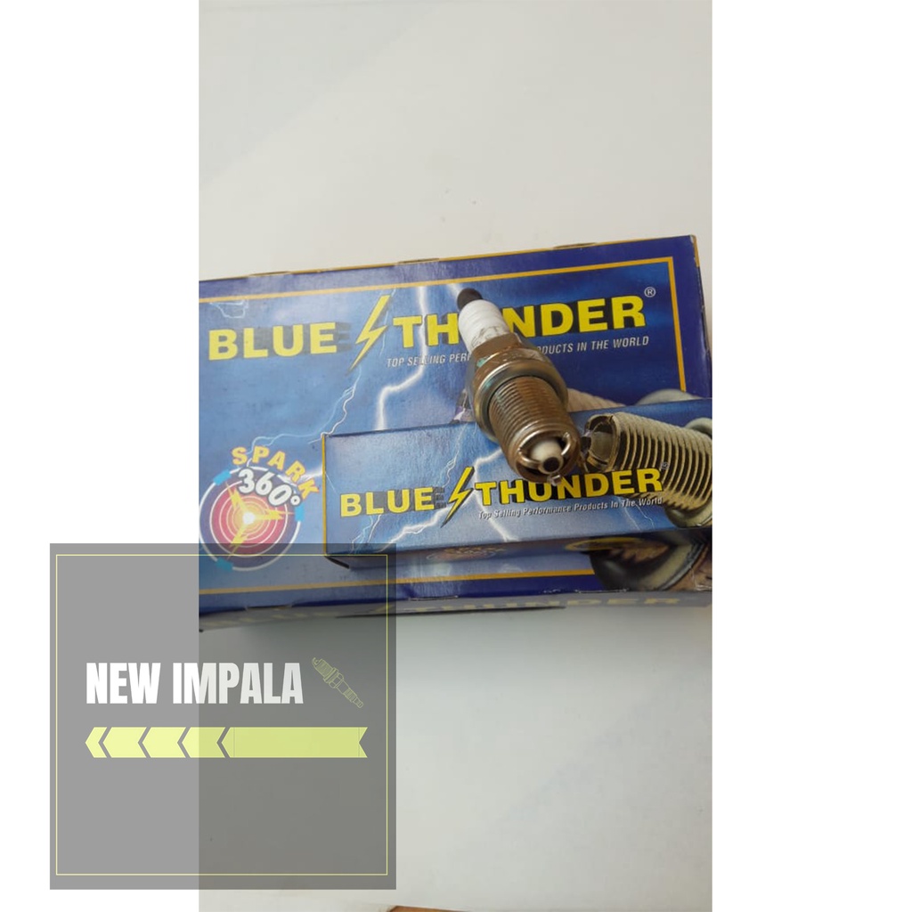 Jual Spark plug / busi merk Blue Thunder tri Electrode | Shopee Indonesia