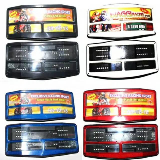 Jual Fast Racing 99 Cover Plat Nomor Motor Bingkai Plat Nomor Motor ...