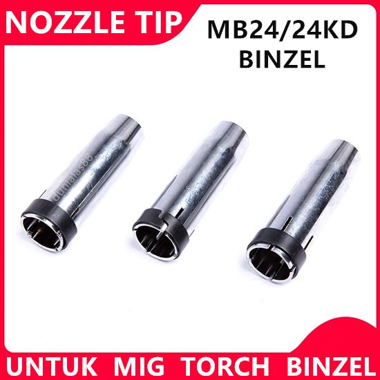 Jual 5Pcs Nozzle MB-24 Nosel Nozel Tip MB24 Mig CO2 Binzel MIG Welding ...