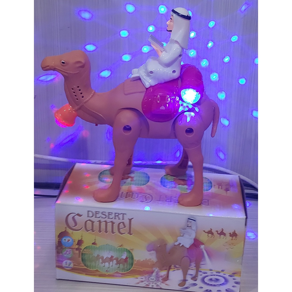 Jual Mainan Anak Onta Souvenir Robot Unta Arab Bisa Jalan & Berbunyi ...