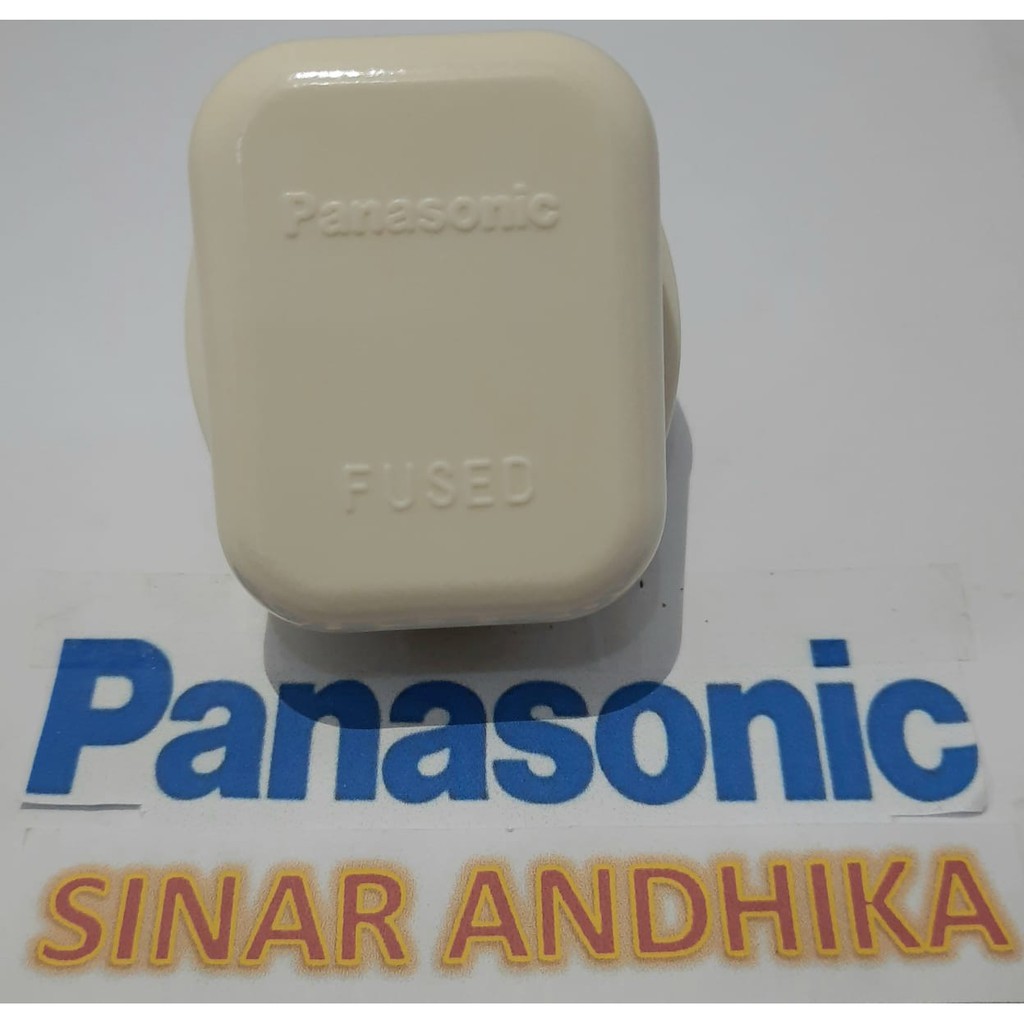 Jual Steker Stop kontak Ac Panasonic Ada Sekering 13A Wej9111W (Only ...
