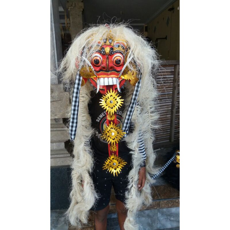 Jual topeng rangda/rangda jumbo putih,hitam,merah/leak bali/souvenir ...