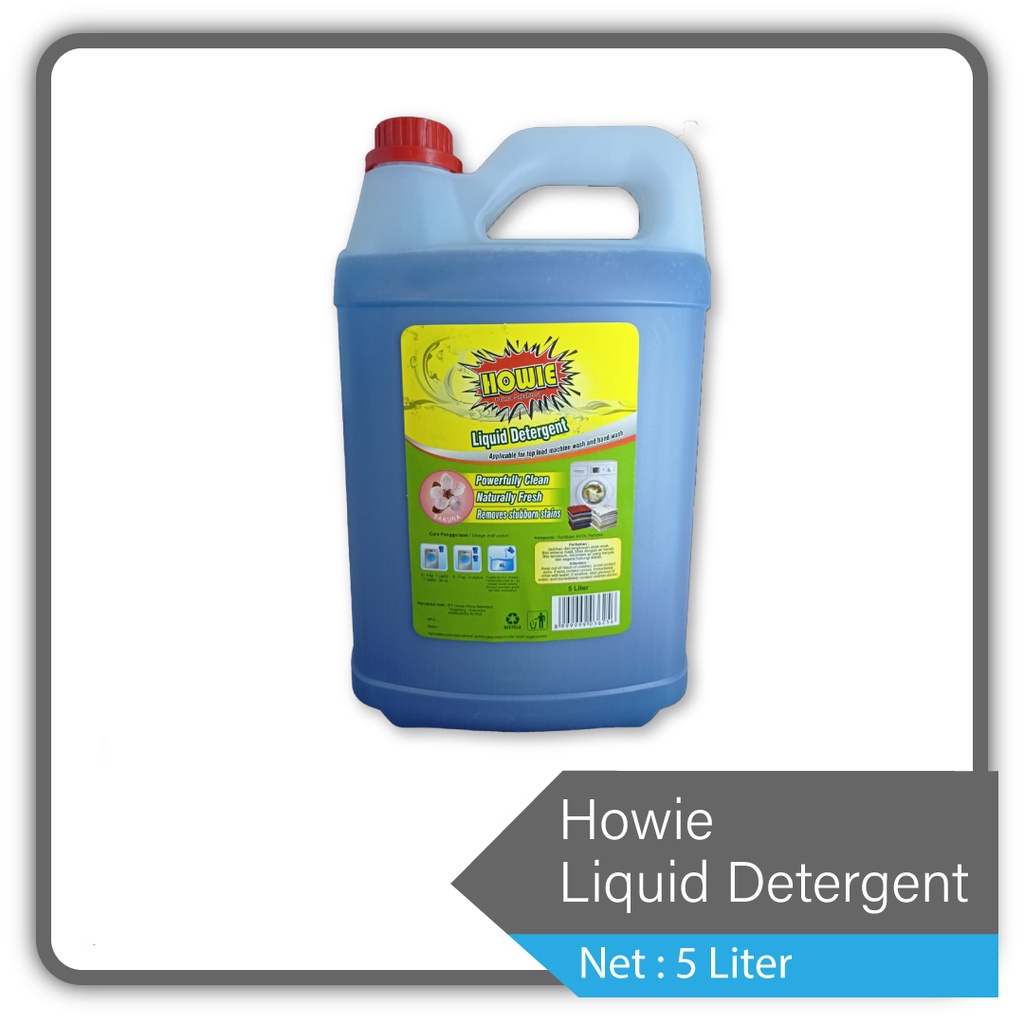 Jual HOWIE Prima Sejahtera Liquid Detergent / Sabun Cuci Baju cair 5 ...