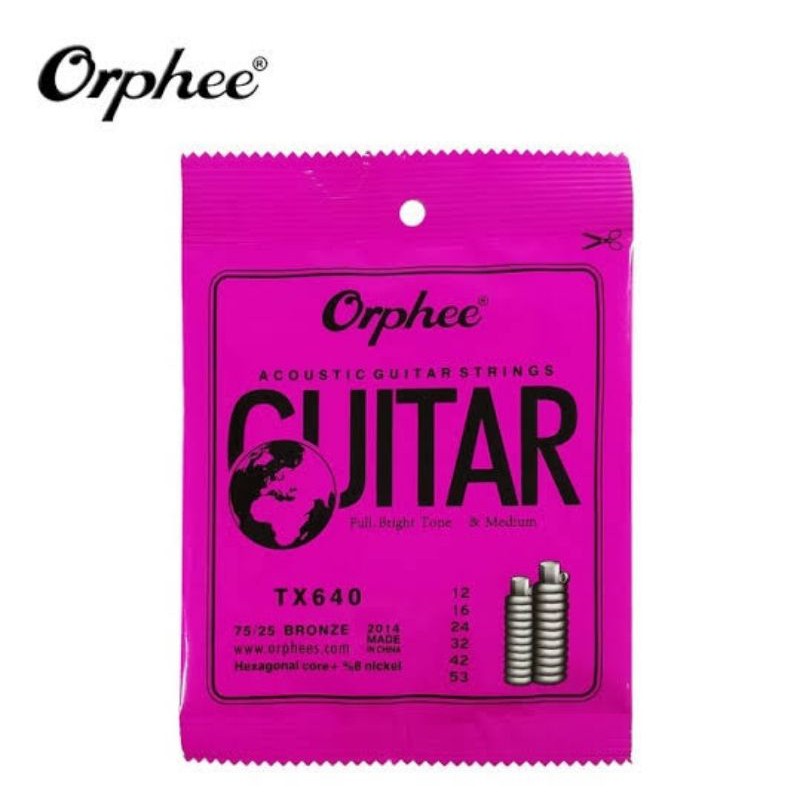 Jual Senar Gitar Akustik 0.12 Orphee Tx640 | Shopee Indonesia