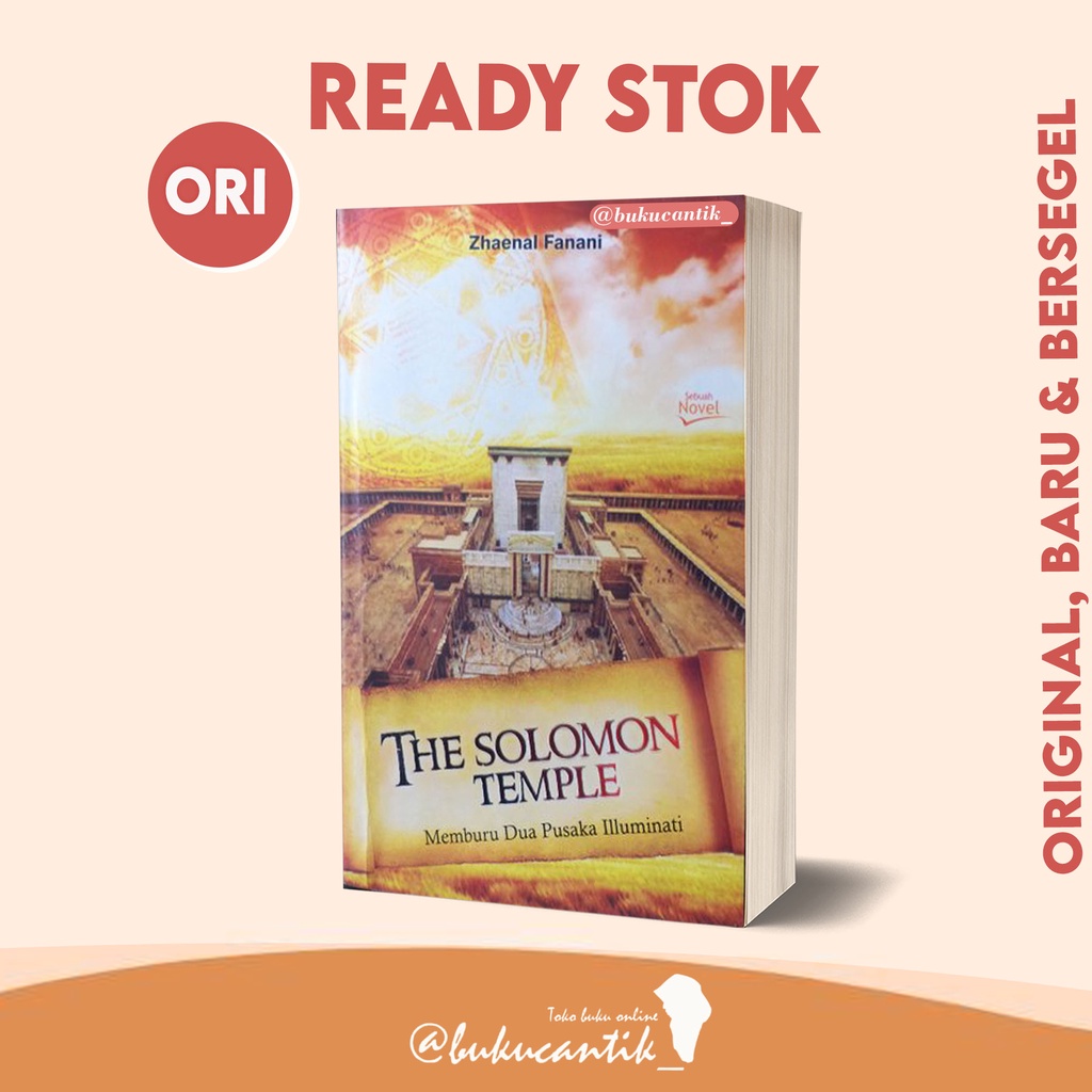 Jual buku novel the solomon temple memburu dua pusaka illuminati by ...