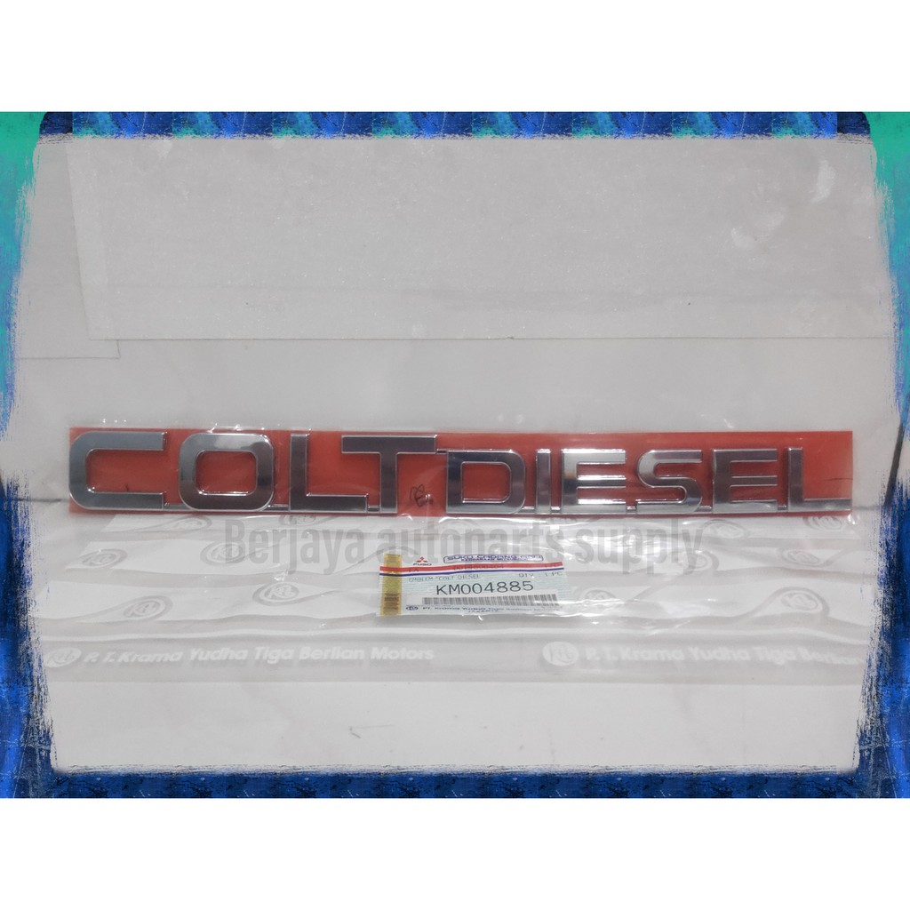 Jual Emblem Colt Diesel Logo Coltdiesel Mitshubishi Canter Chrome ...