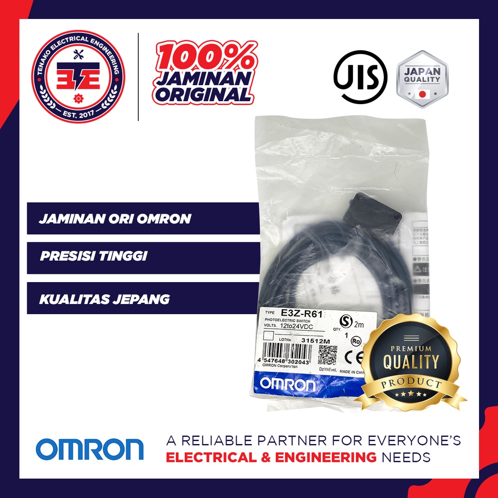 Jual Omron E3Z-R61 Compact Photoelectric Sensor Original Omron | Shopee Indonesia