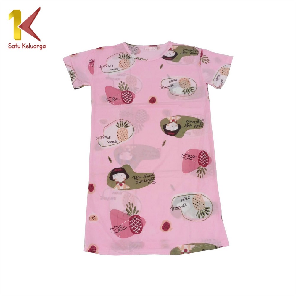 Jual Satukeluarga Surabaya Baju Tidur Dress P193 Daster Cewek Pajamas ...