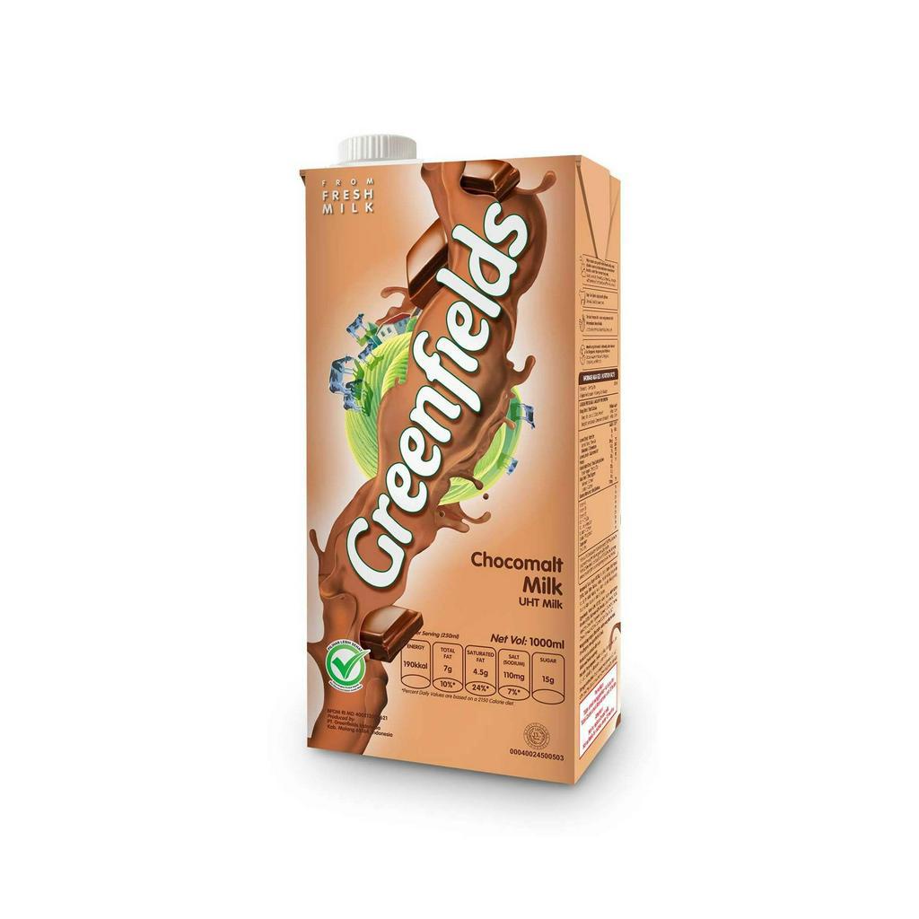 Jual Greenfield Uht Choco Malt 1000 Ml | Shopee Indonesia