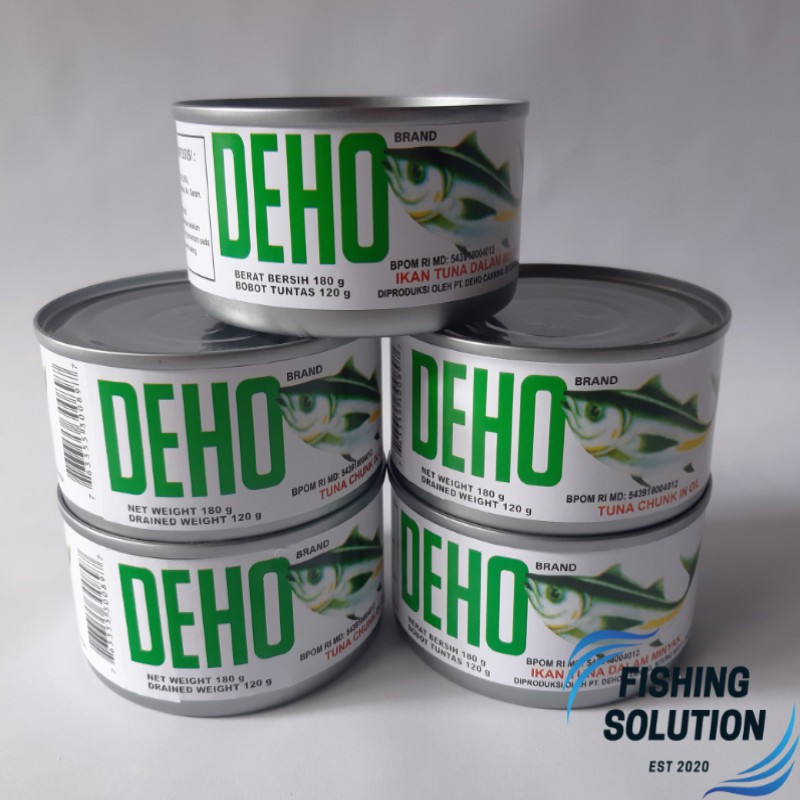 Jual Deho Tuna Chunk in Oil - Ikan Tuna dalam Kaleng | Shopee Indonesia