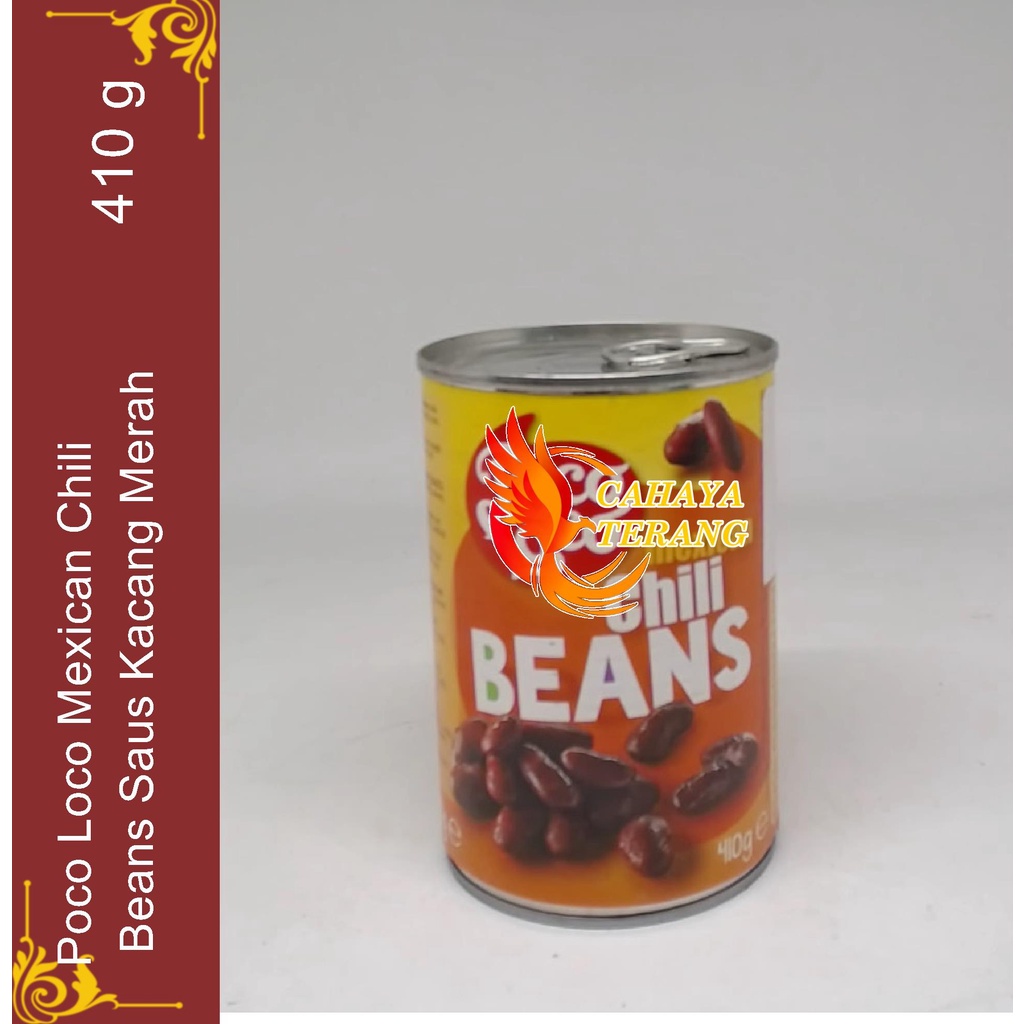 Jual Poco Loco Mexican Chilli Beans 410g / Saus Kacang Merah Dalam ...