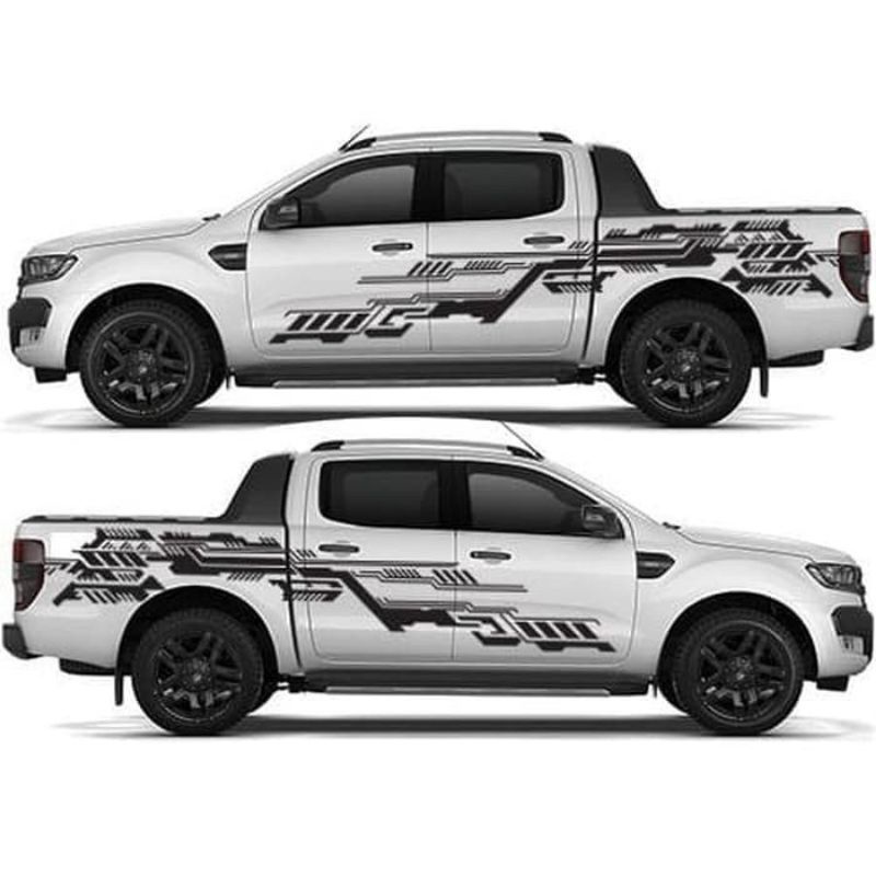 Jual stiker mobil hilux Strada Triton sticker keren | Shopee Indonesia