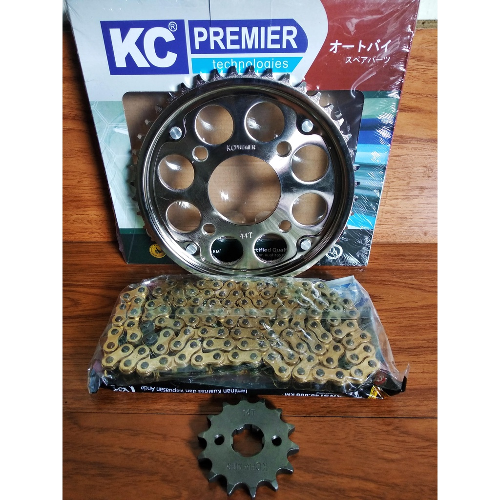 Jual GEAR SET RANTAI GOLD VIXION GEAR PAKET RANTAI GOLD VIXION 14T 42T ...