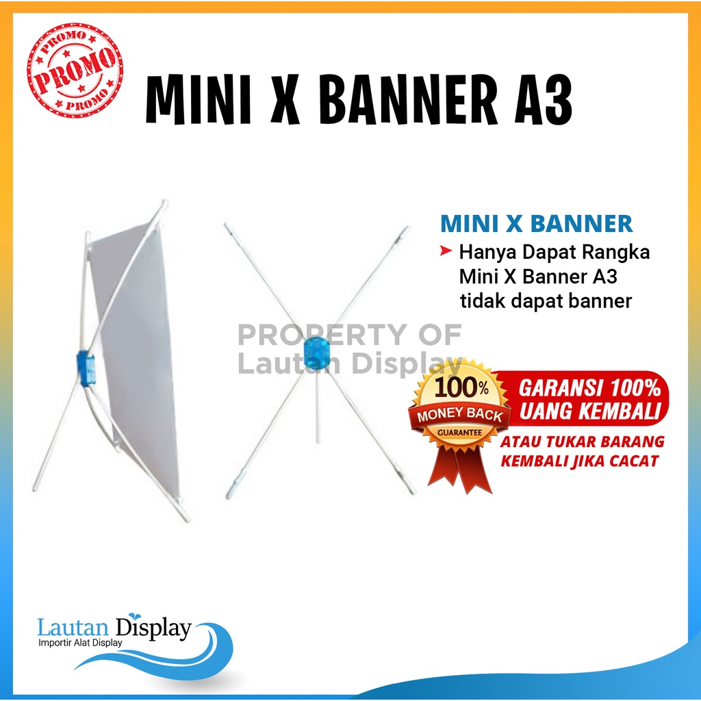 Jual MINI X BANNER FOR A3 STanding Tabble, Stand Promosi Kecil | Shopee ...