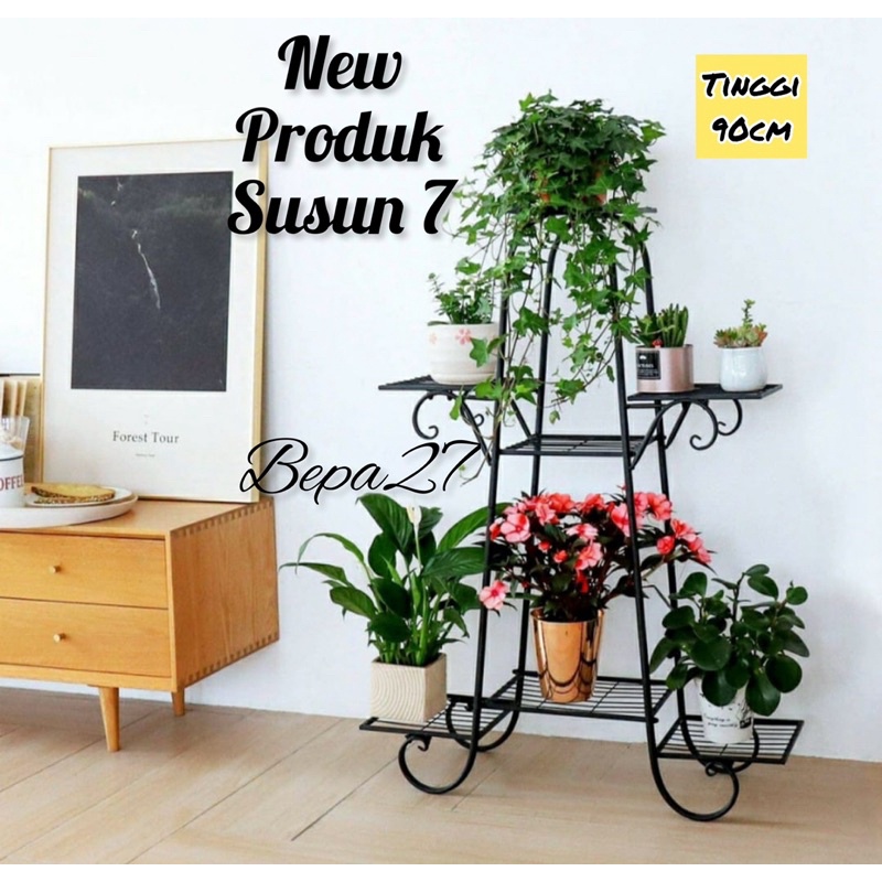 Jual RAK BUNGA BESI / STANDING POT / RAK / RAK BUNGA / TANAMAN HIAS ...