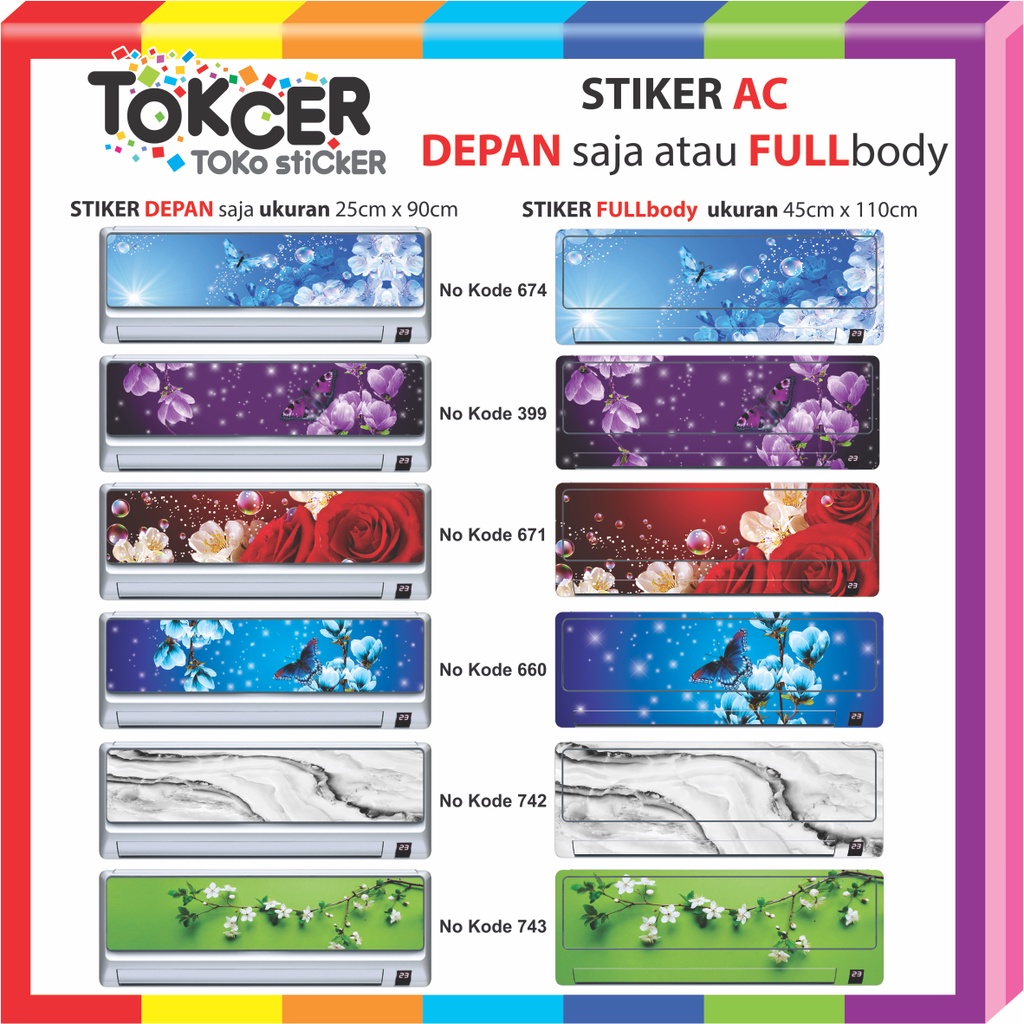 Jual STIKER AC Depan saja atau FullBODY | Shopee Indonesia