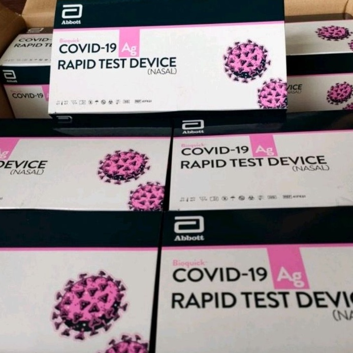 Jual Alat Swab Test Antigen Abbott Nasal Box isi 25pcs | Shopee Indonesia