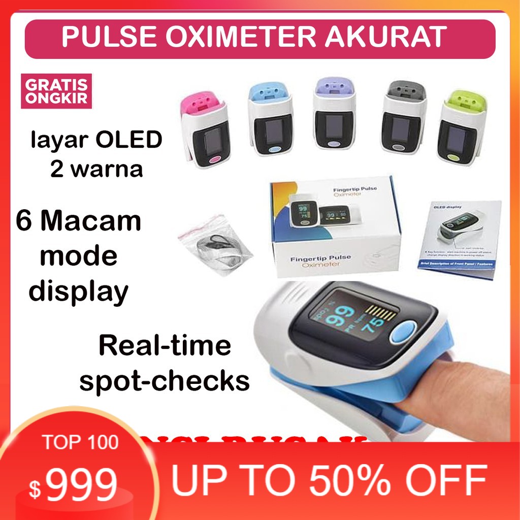 Jual PROMO OXIMETER PULSE OXIMETER OXIMETER PULSE OXIMETRY PULSE OXIMETRY FINGERTIP PULSE SPO2 ...