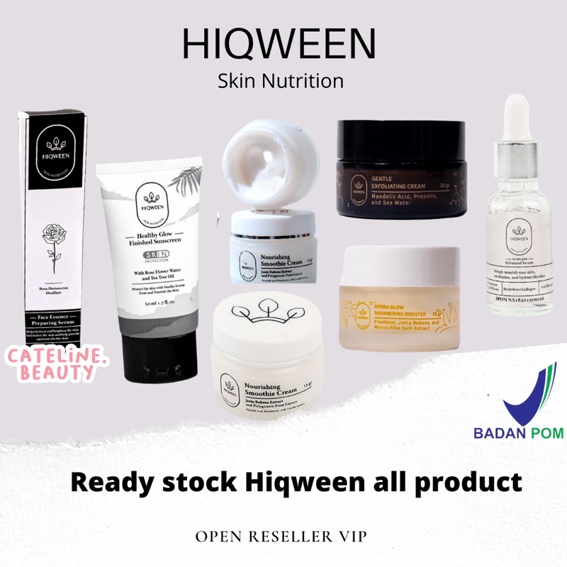 Jual FREE MASKER DAN POUCH SUNSCREEN HIQWEEN BRIGHTENING AND GLOWING ...