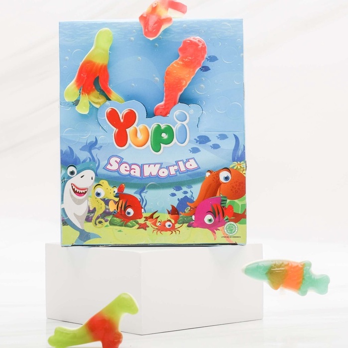 Jual (JURAGAN) Permen YUPI All Varian Rasa Isi 24 Pcs Per Box Baby Bear ...