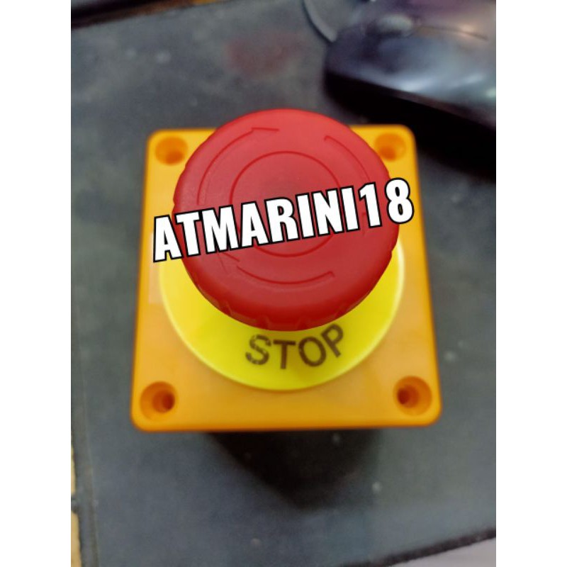 Jual SET EMERGENCY PUSH BUTTON+BOX 1 LUBANG+PLATE EMERGENCY WATERPROOF ...