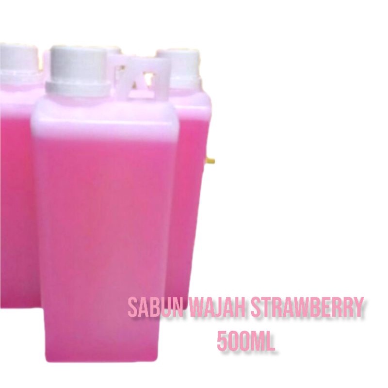 Jual Sabun Muka Strawberry / Facial Wash Strawberry 500ml | Shopee ...