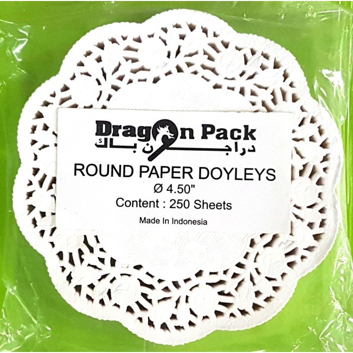 Jual Alas Renda 4.5 inch 250 pc Paper Doyley Bundar 11.25 cm | Shopee ...