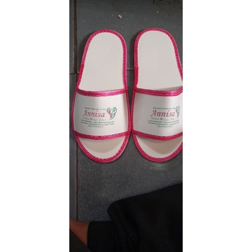 Jual sendal spon sablon 3warna | Shopee Indonesia