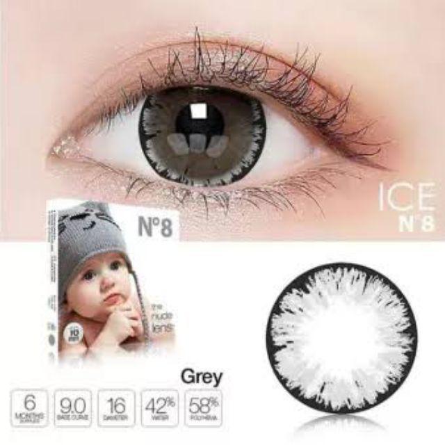 Jual SOFTLENS ICE N8 / NORMAL & MINUS (-0.50 s/d -6.00) BIG EYES / 16MM ...
