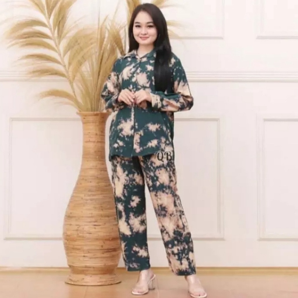 Jual Setelan Wanita Tie Dye One Set Tiedye Set Tie Die Tiedie Busui Friendly Tiedye Baju Lengan ...