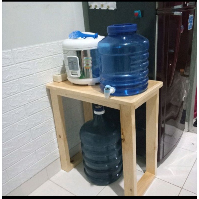 Jual meja jatibelanda buat galon dan megikom | Shopee Indonesia