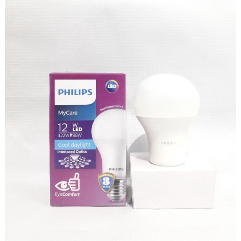 Jual Lampu Led PHILIPS 12Watt E27 My Care Cahaya Putih | Shopee Indonesia