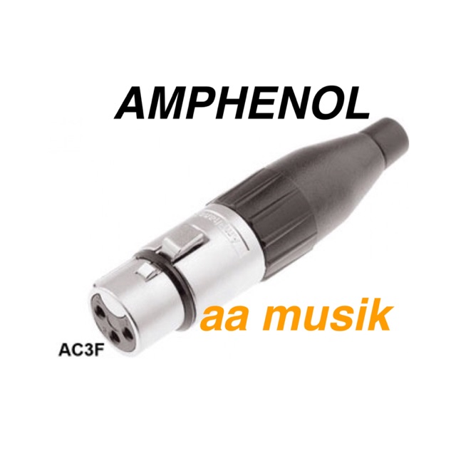 Jual JACK AMPHENOL XLR AC3F SOCKET MIC CANON ORIGINAL | Shopee Indonesia
