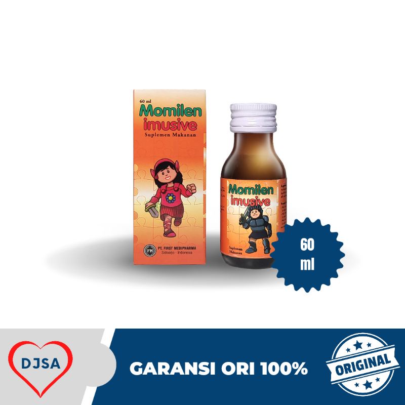 Jual Momilen Imusive sirup 60ml vitamin c + zinc anak daya tahan tubuh ...
